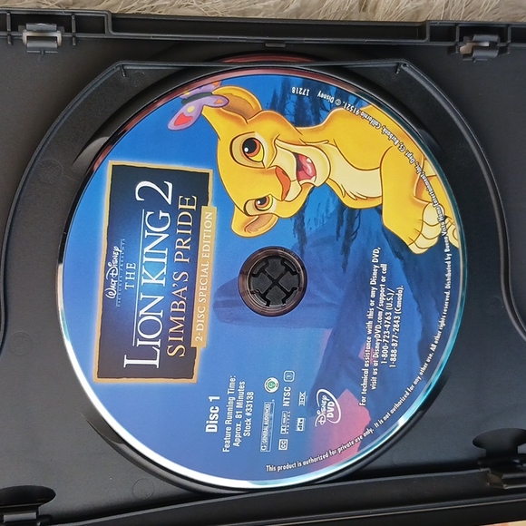 Disney | Other | The Lion King 2 Simbas Pride 2 Dvds In The Case | Poshmark